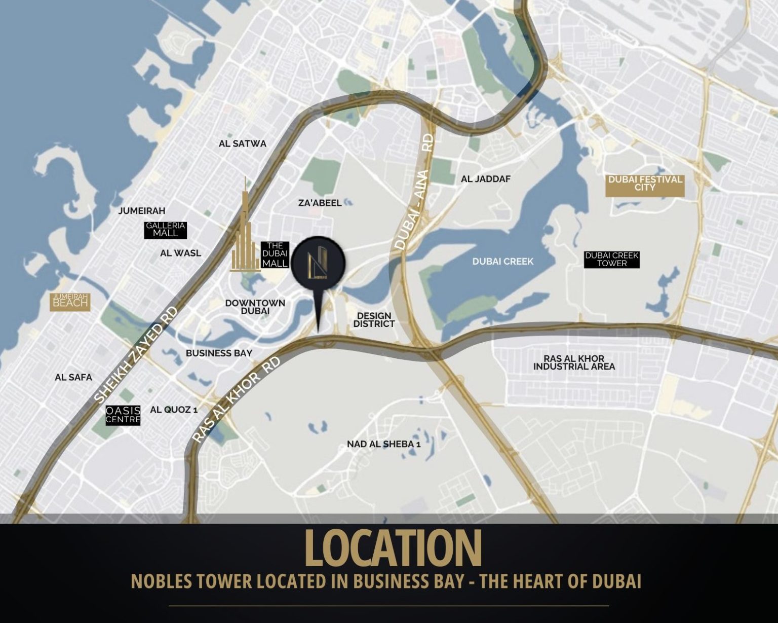 Nobles Tower By Tiger Properties At Business Bay, Dubai